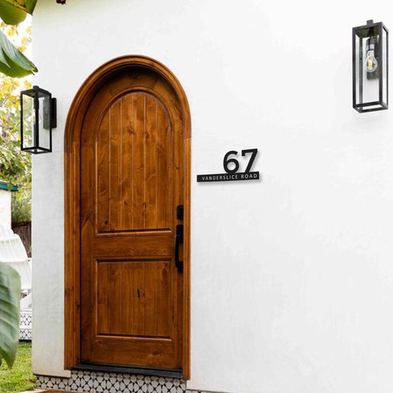 Modern House Number Sign, Casa Metal Sign,custom Nameplate,housewarming ...