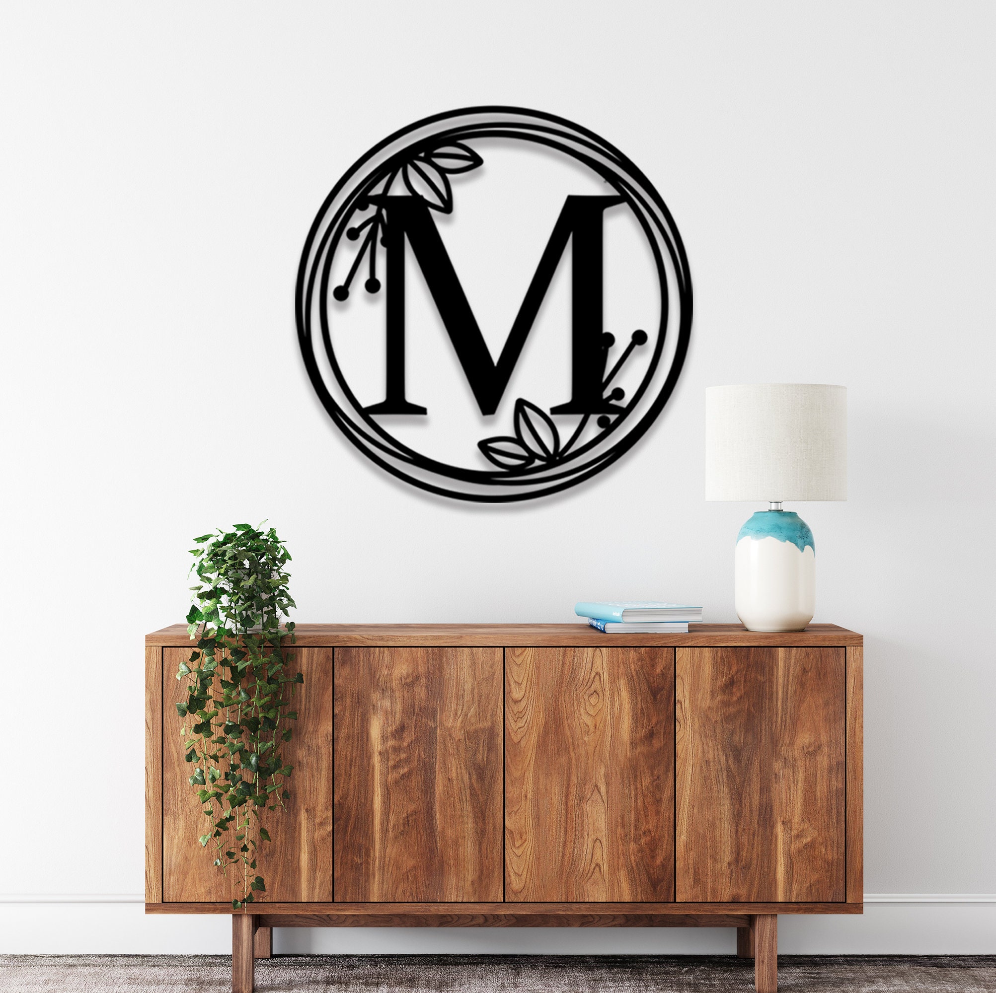 Custom Last Name Metal Logo, Gallery Wall Decor, Surname Metal Logo ...