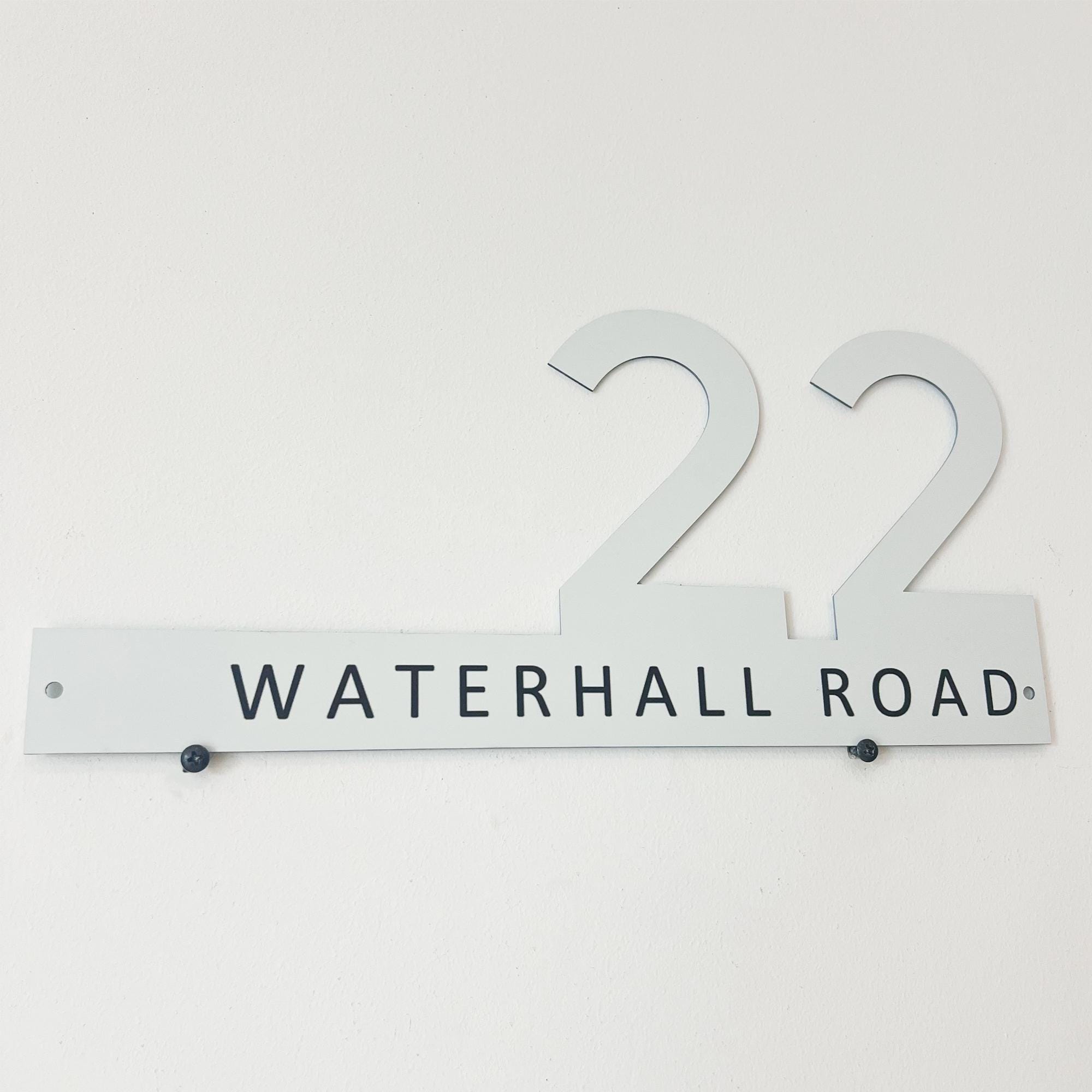 Modern House Number Sign, Casa Metal Sign,custom Nameplate,housewarming ...