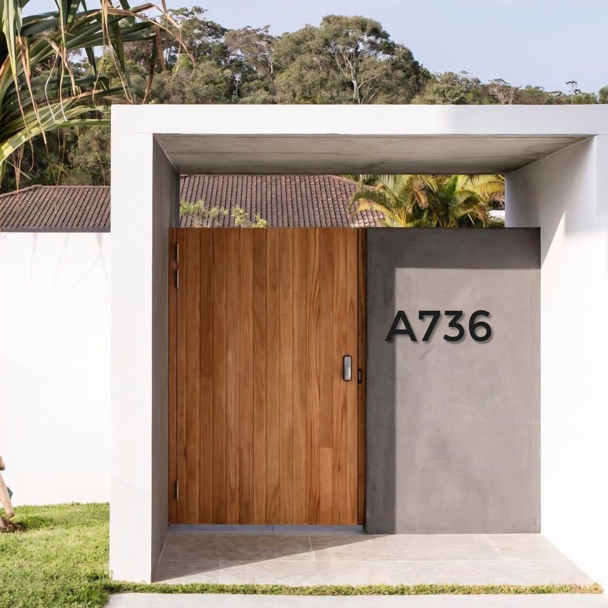 Modern House Number Sign, Casa Metal Sign,custom Nameplate,housewarming ...