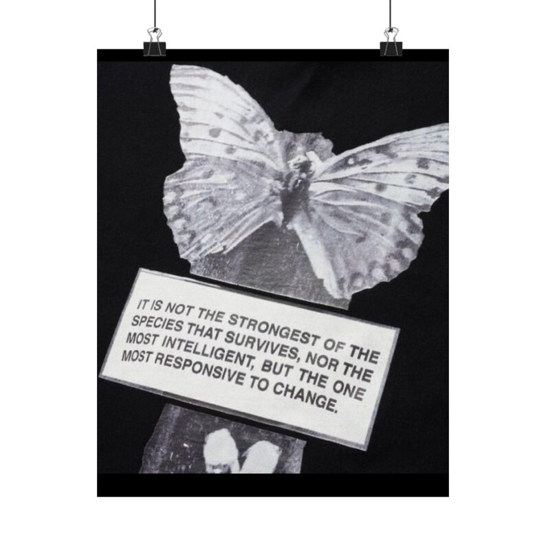 Motivational Butterfly Poster - Etsy