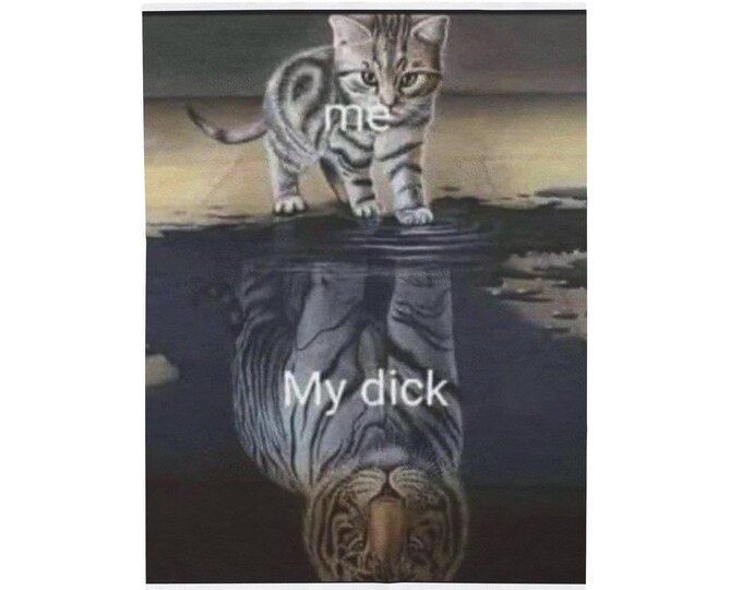 Funny Cat Plush Meme Blanket - Etsy