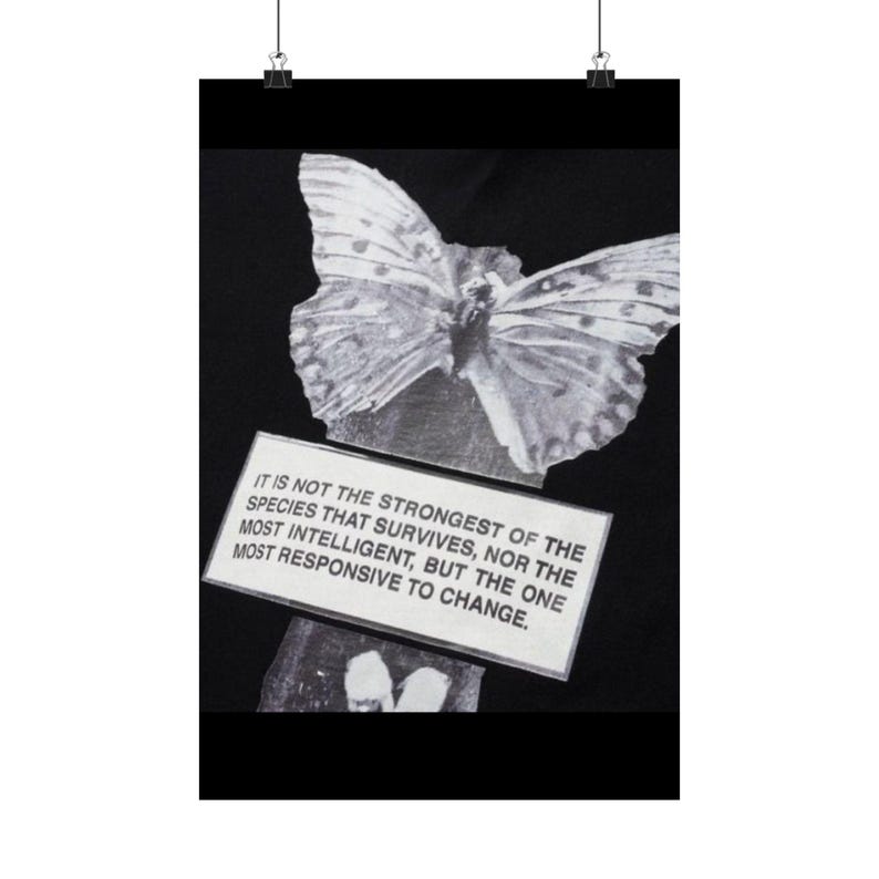 Motivational Butterfly Poster - Etsy