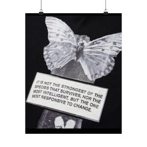 Motivational Butterfly Poster - Etsy