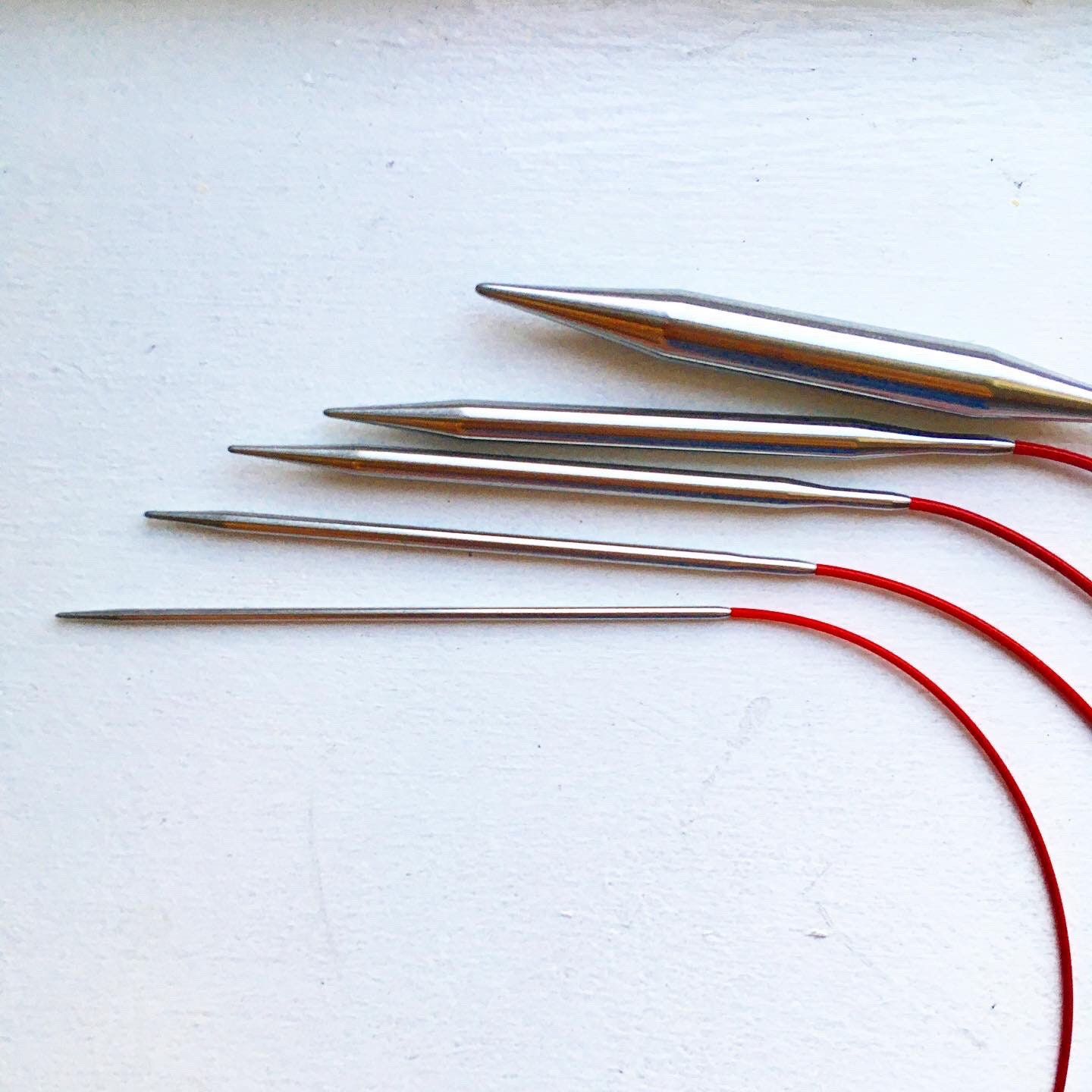 16" Circular Knitting Needles - Metal - Chiaogoo Lace Point - Etsy UK