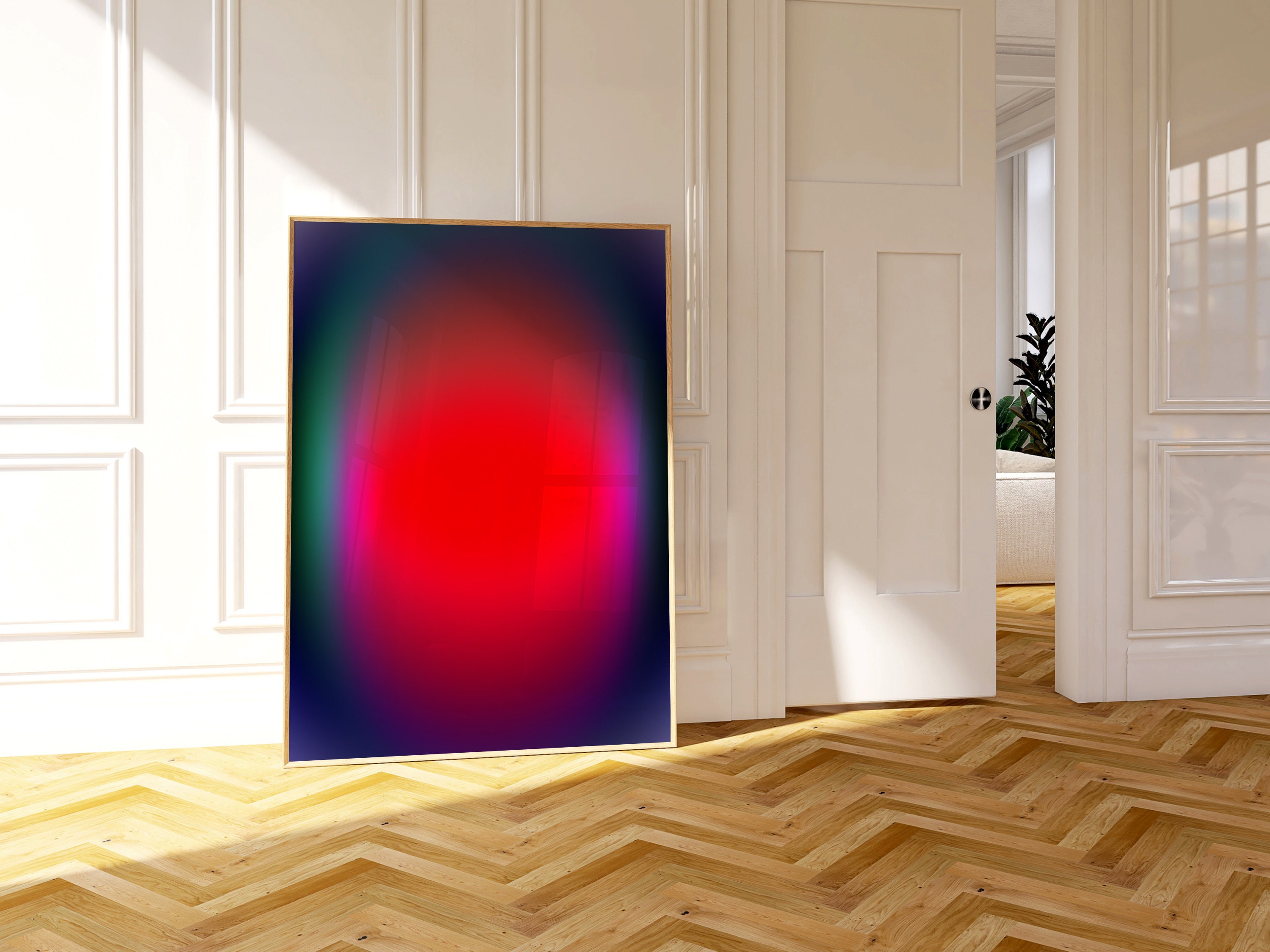 Aura Poster Colorful Aura Wall Art Gradient Aura Print Modern Aura ...