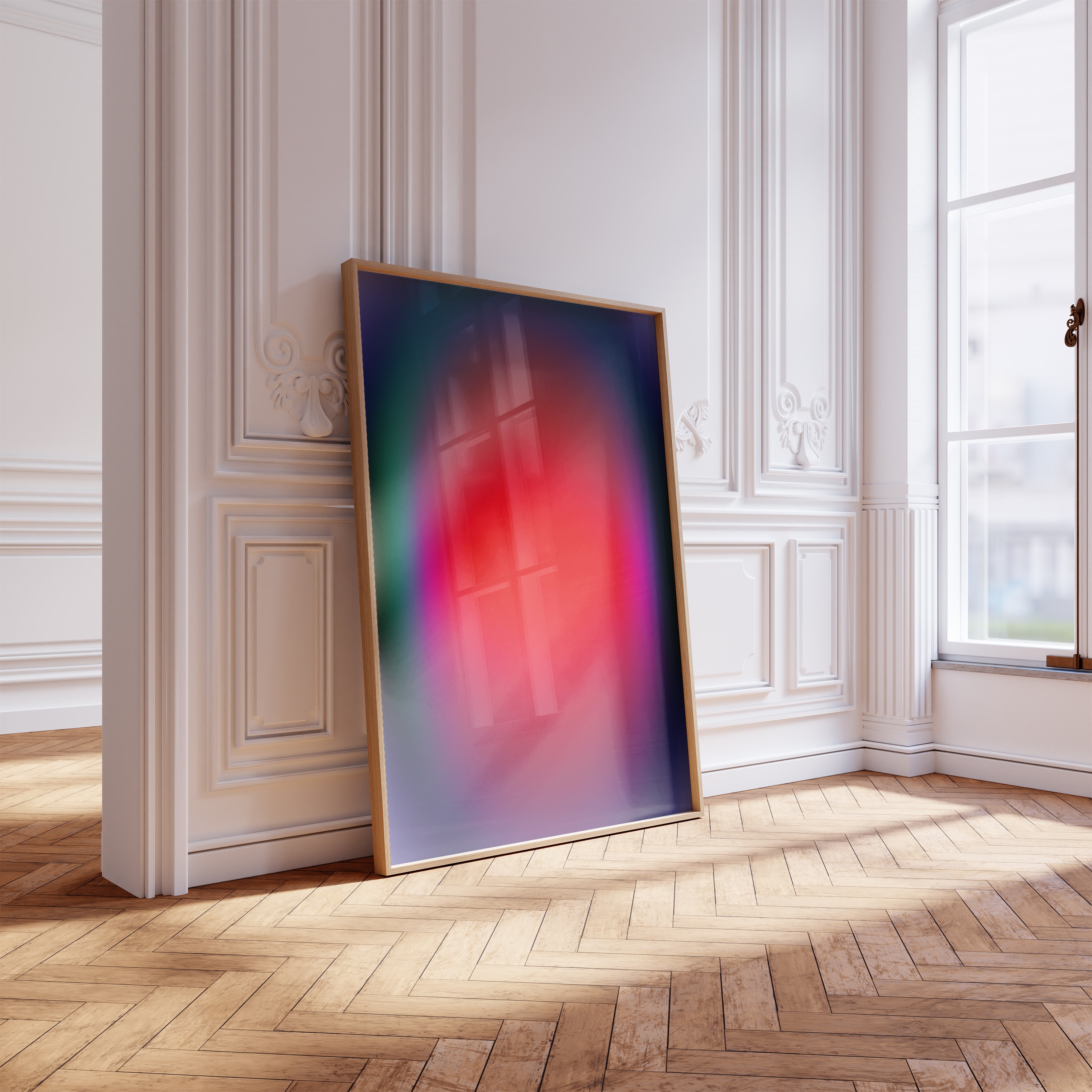 Aura Poster Colorful Aura Wall Art Gradient Aura Print Modern Aura ...