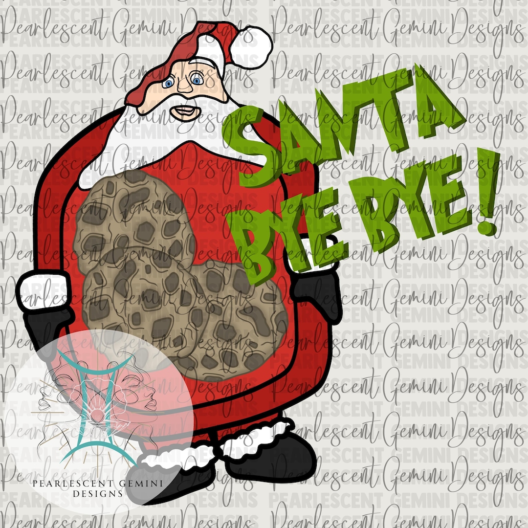 Santa Bye Bye| Santa Bye Bye Png, Grinch Png, Christmas Png, Holidays ...