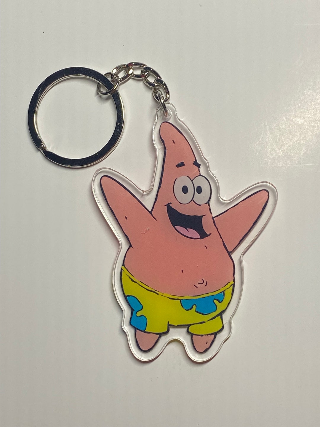 Patrick Star Keychain - Etsy