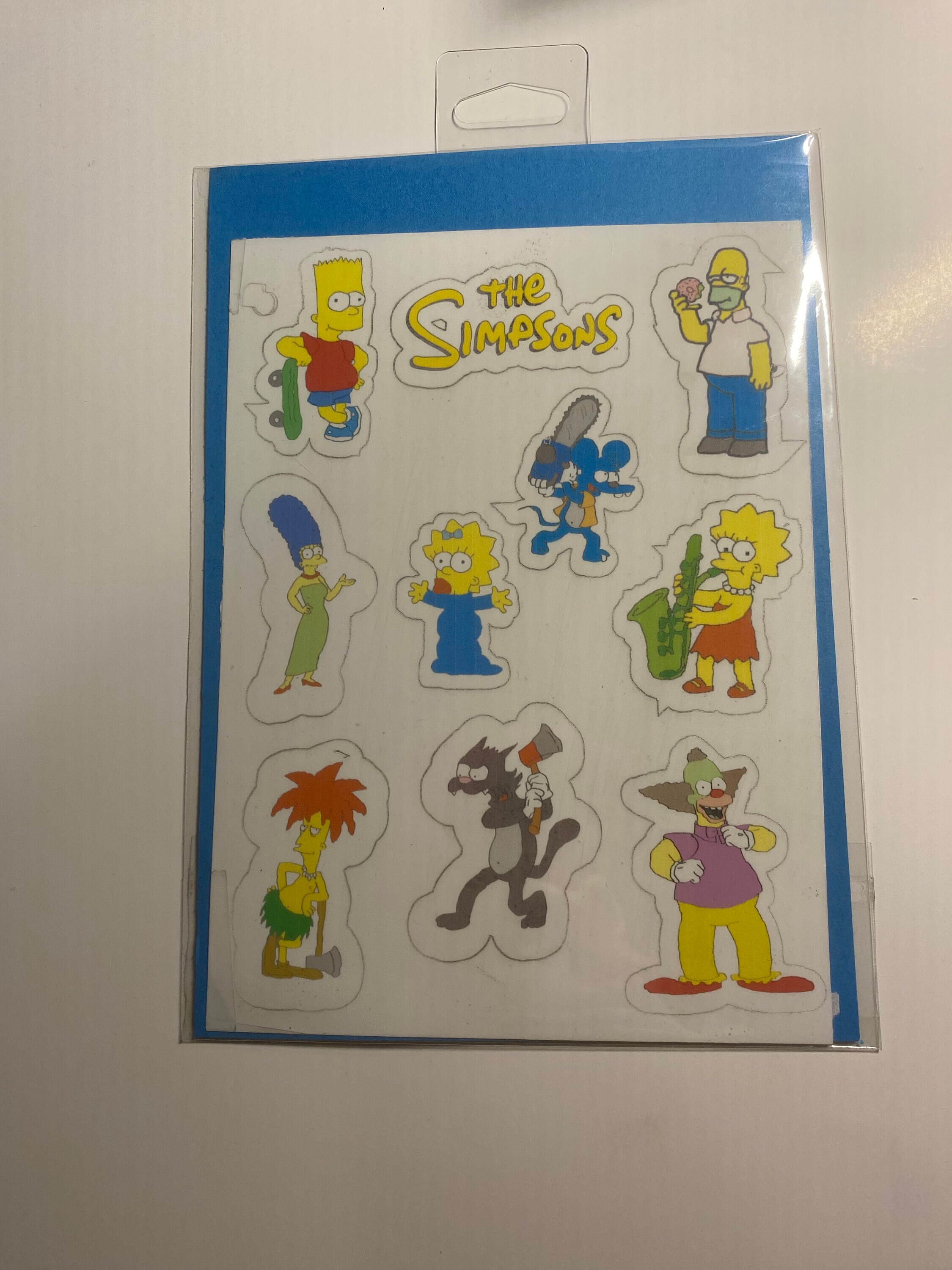 The Simpsons Sticker Sheet - Etsy