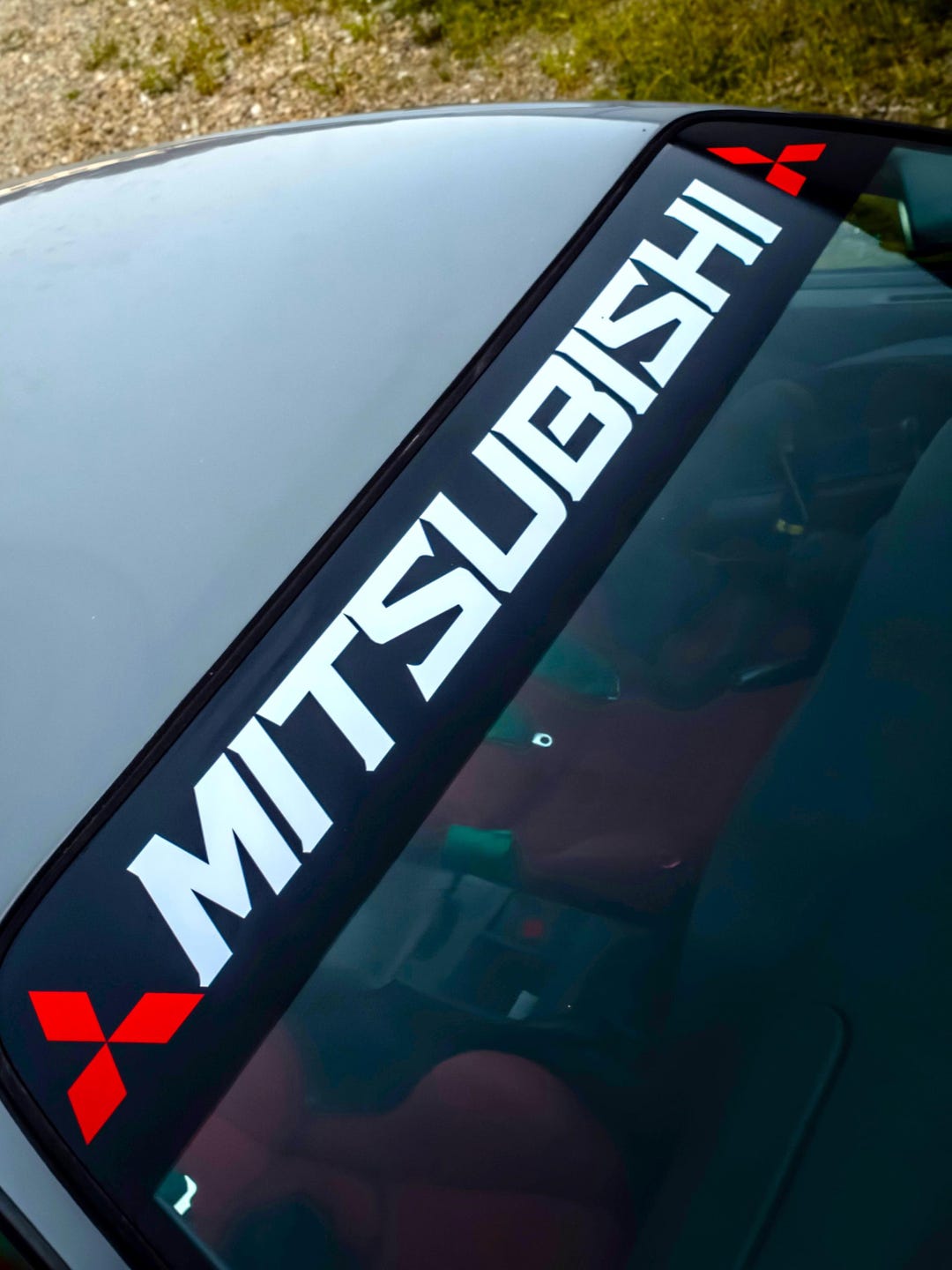 Mitsubishi Eclipse G2 JDM Windshield Decal - Etsy