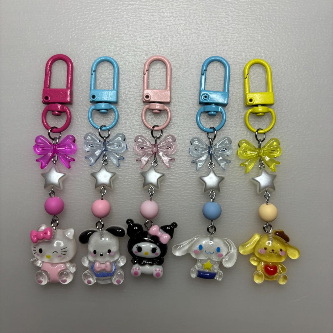 Handmade Sanrio Keychains - Etsy UK
