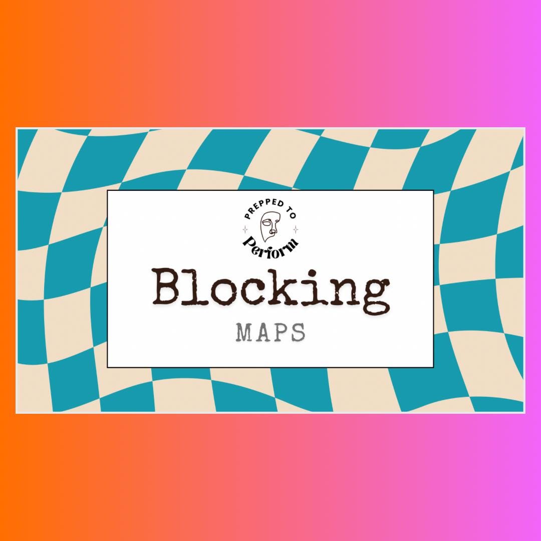 Digital Blocking Maps for Actors & Directors | Printable Scene Planner ...