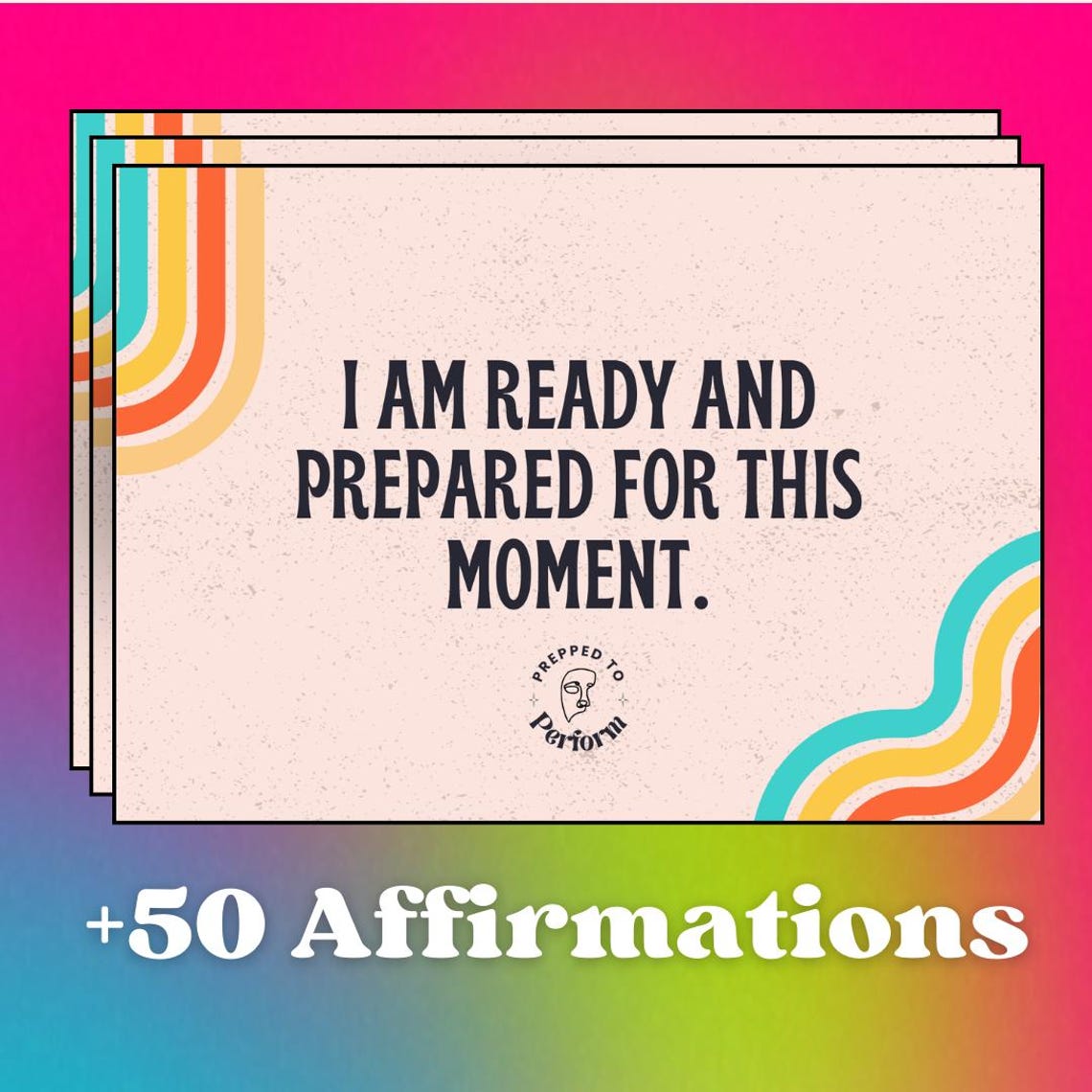 Pre-performance Affirmations | Printable Motivational Cards for Actors ...
