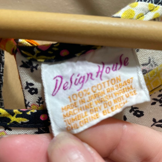 Vintage Patchwork Pinafore Apron Dress 1960s Clothing… - Gem