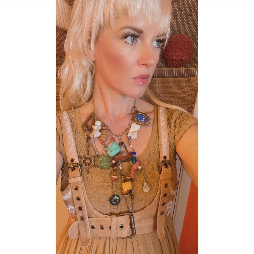 Handmade Statement Necklace Sustainable Jewelry Eclectic - Etsy