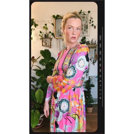 Vintage Keyloun Dress 1960s Psychedelic Clothing 60s … - Gem