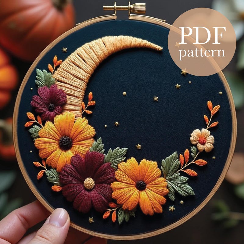 Fall Embroidery Kits - Etsy