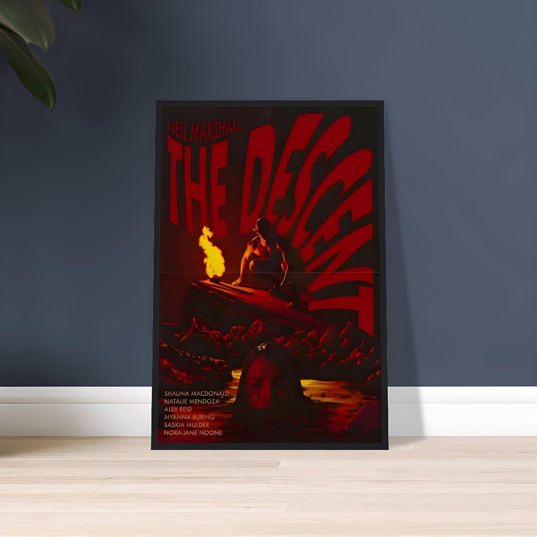 The Descent (2005) Horror Movie Poster 2000s Movie Print Horror Movie ...