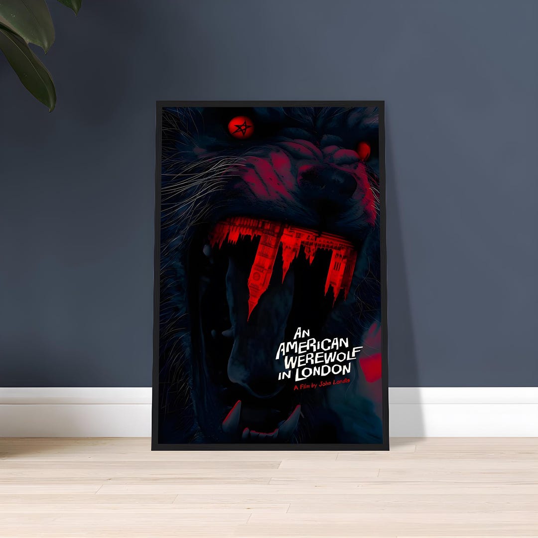 An American Werewolf in London (1981) Vintage Movie Poster 80s Horror ...