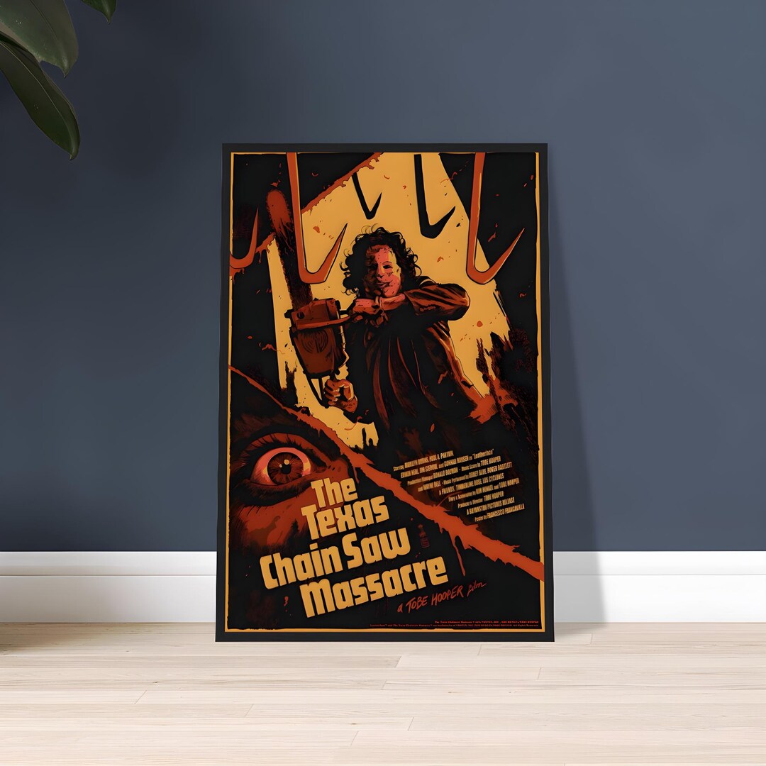 The Texas Chain Saw Massacre (1974) Classic Movie Poster Vintage ...
