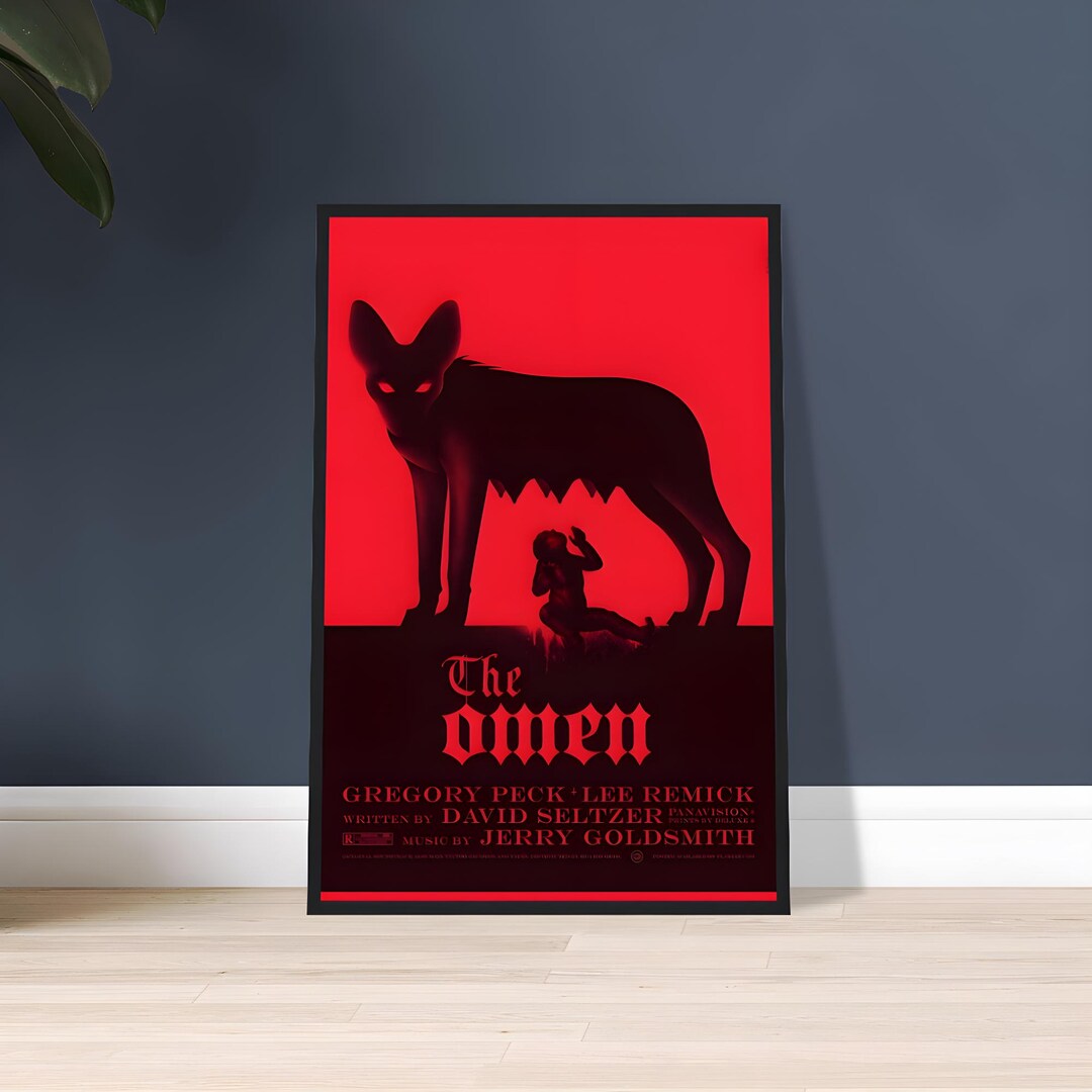 The Omen (1976) Cult Movie Poster Vintage Horror Movie Print Classic ...