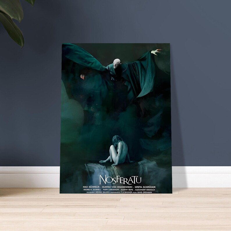 Nosferatu Cult Horror Movie Poster Classic Vampire Movie Poster Wall ...