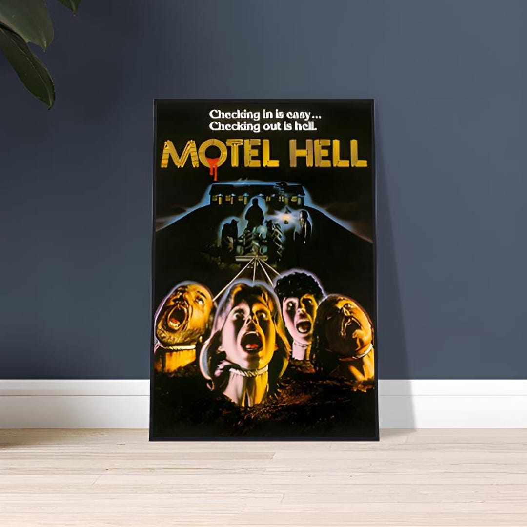 Motel Hell (1980) Vintage Movie Poster Classic Movie Print Horror Movie ...