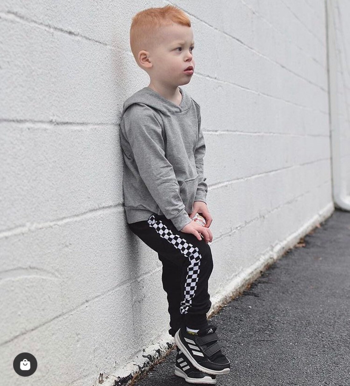 Checkered Side Stripe Joggers - Etsy