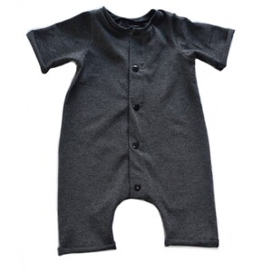 Monochrome Snap Front Baby Romper - Etsy