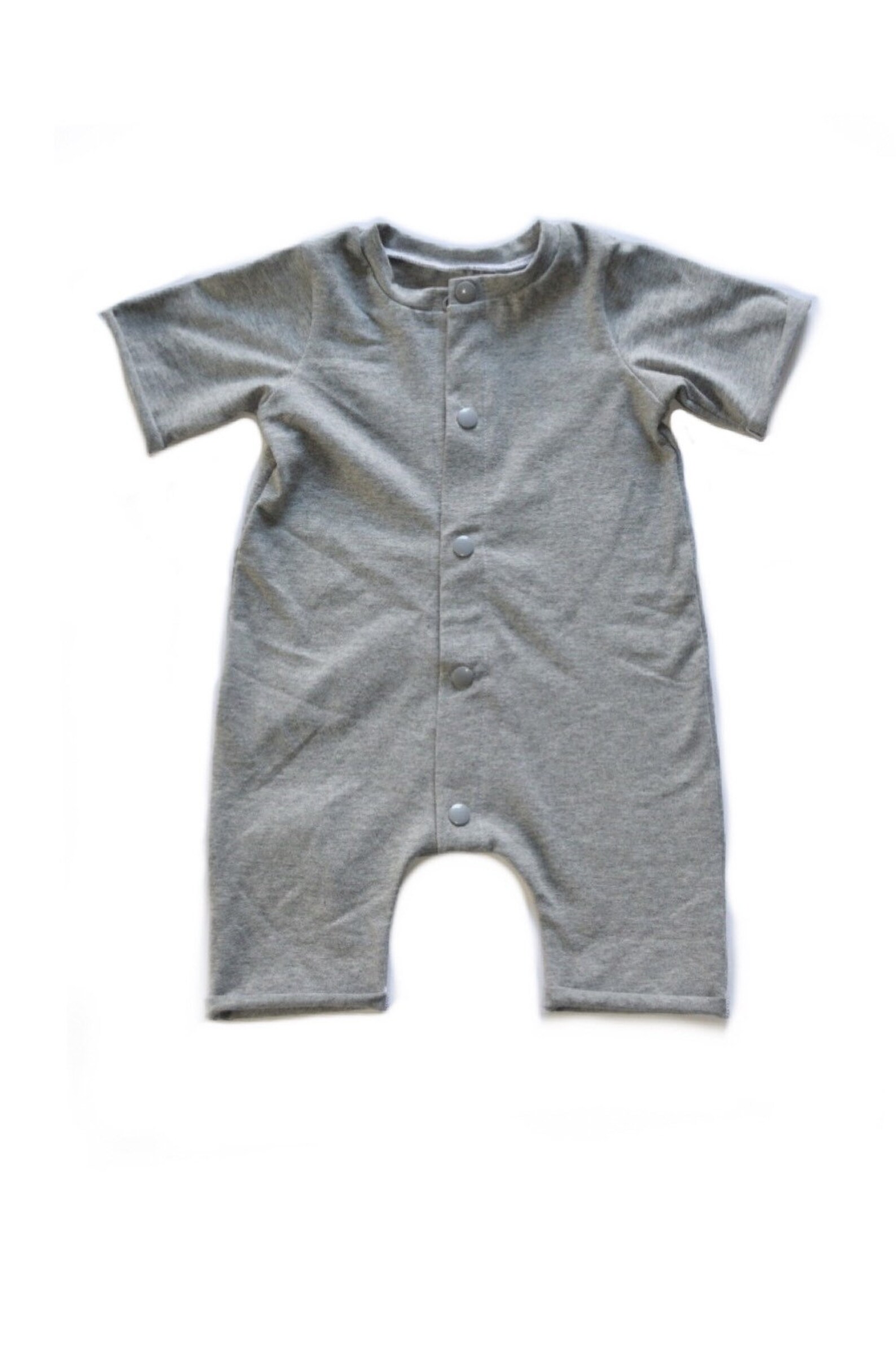 Monochrome Snap Front Baby Romper | Etsy