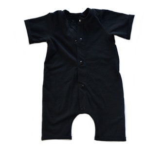 Monochrome Snap Front Baby Romper - Etsy