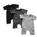 Monochrome Snap Front Baby Romper - Etsy