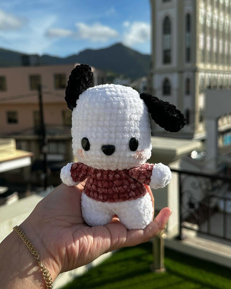 Pocha Puppy Crochet Pattern, Cute Loaf Puppy Plushies, Dog Crochet ...