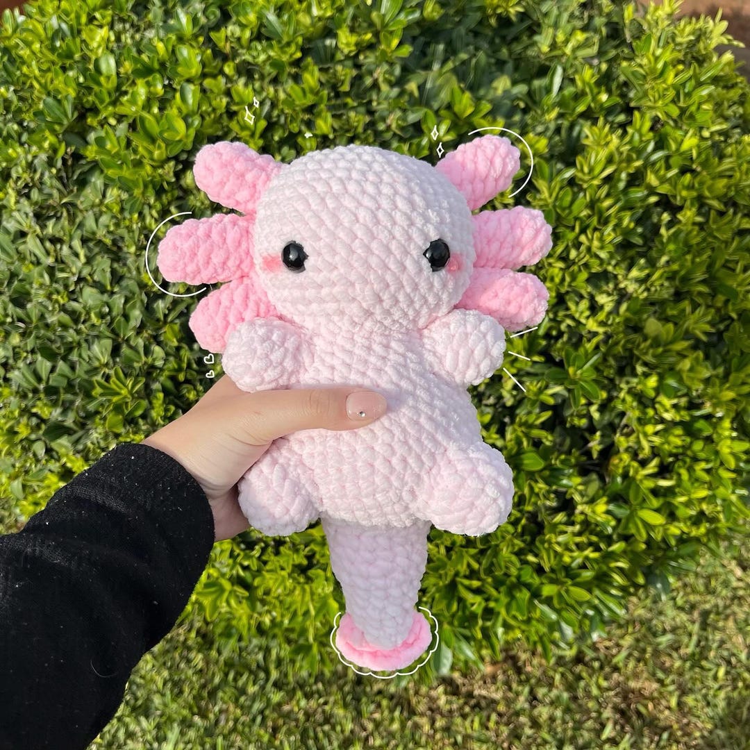 Axolotl Crochet Pattern, Cute Axolotl Crochet, Amigurumi Pattern ...