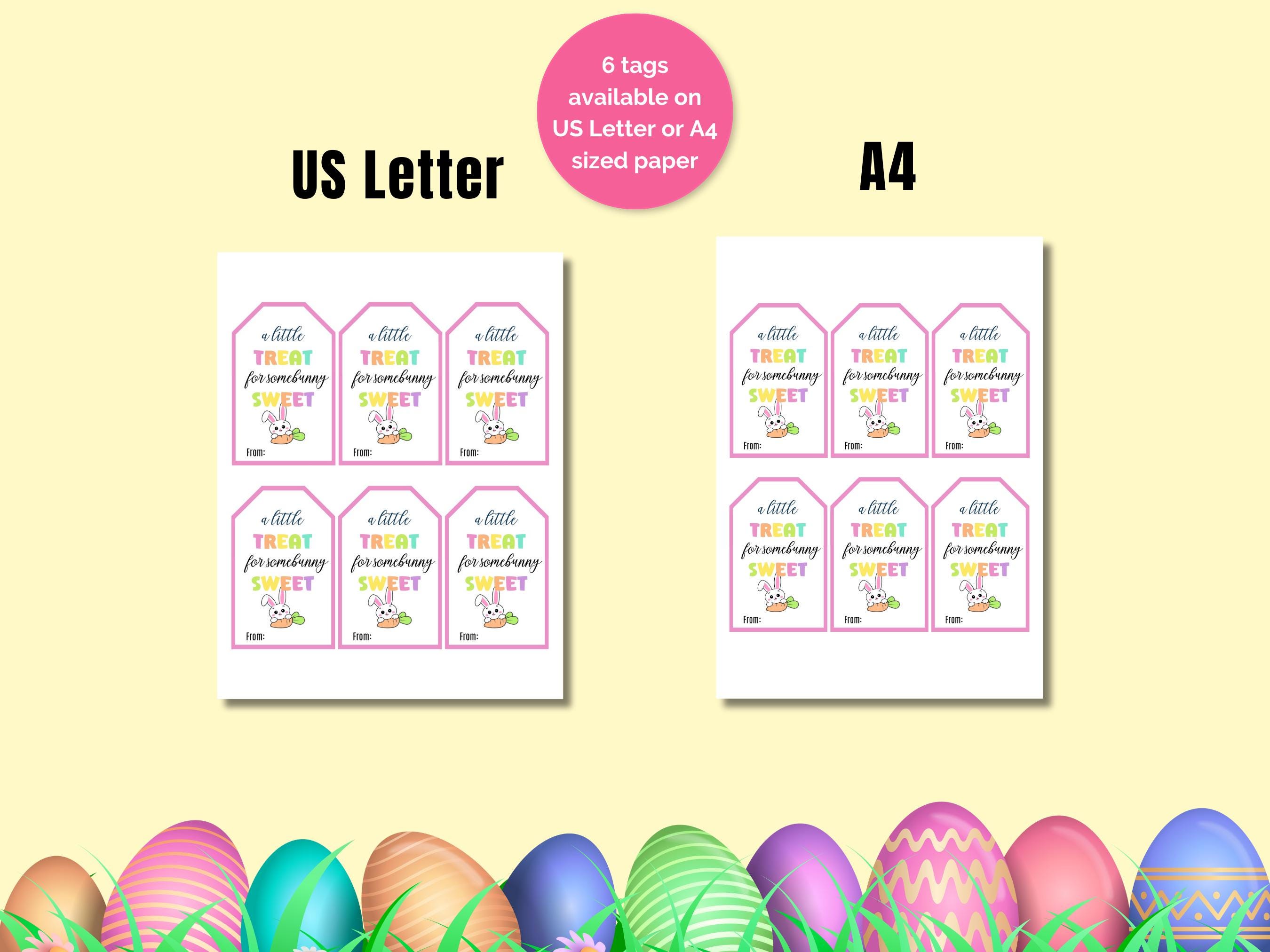 Easter Gift Tag, Some Bunny Sweet Gift Tag, Easter Treat Tags for ...