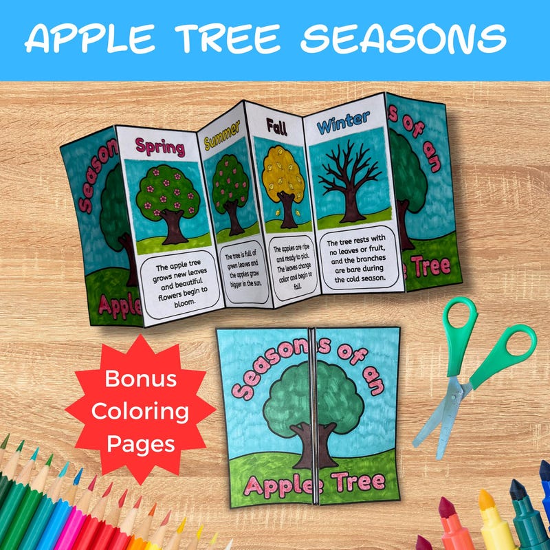 Apple Tree Season Printable - Etsy