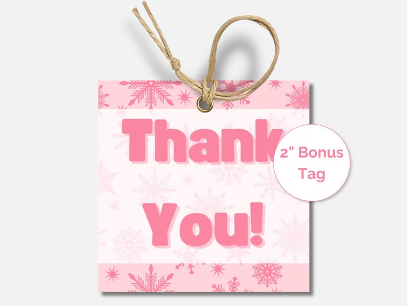 Christmas Let It Snow Gift Tag, Classroom Student Activity Party Favor ...