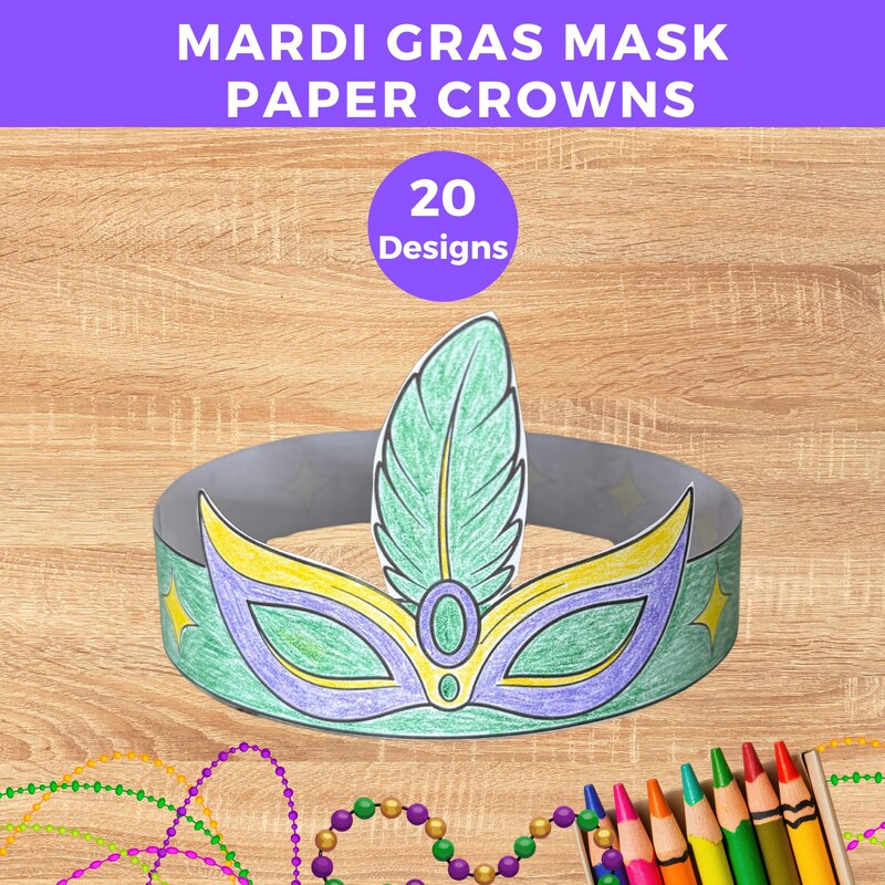 Mardi Gras Headband - Etsy