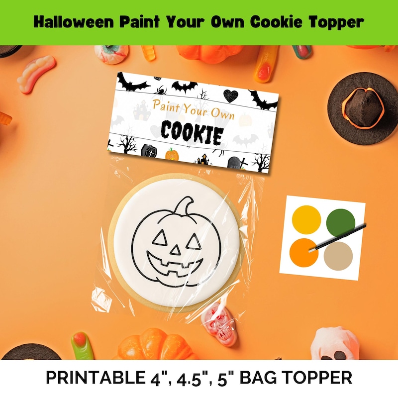 Halloween Cookie Decorating Kit - Etsy