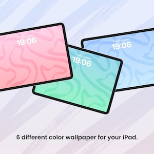 Gradient Background Wallpaper for iPad | Aesthetic Handdrawing 6 ...