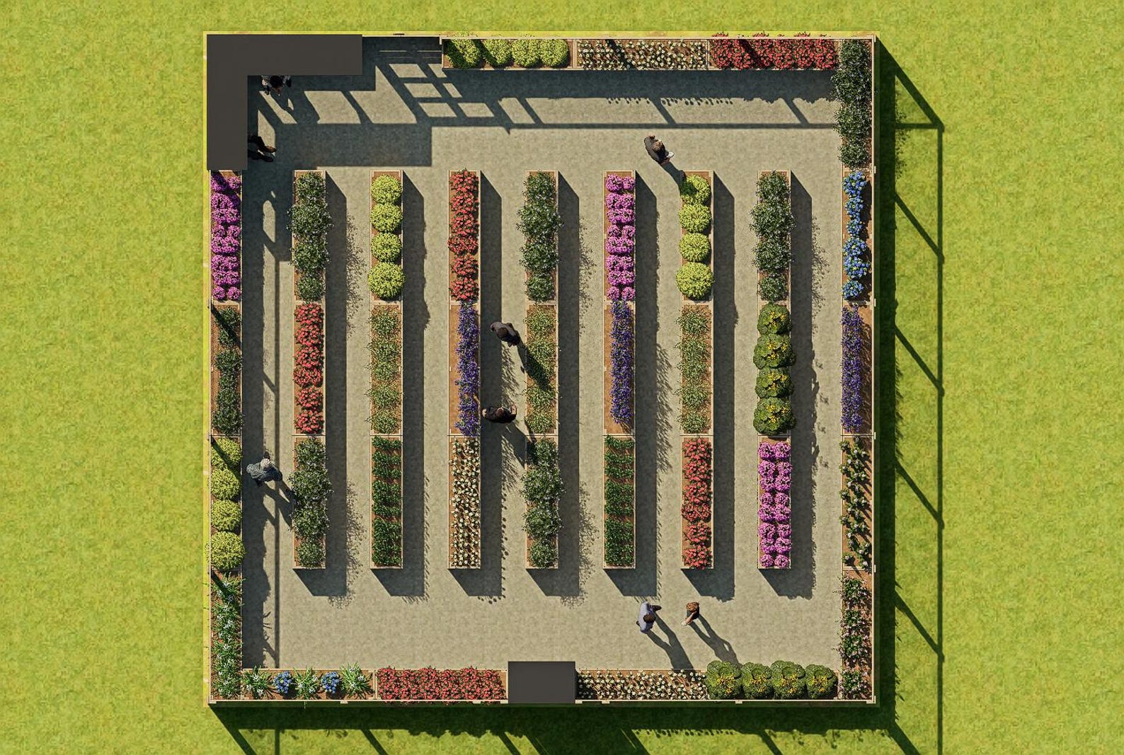 40x 40 DIY Raised Garden Bed Plans: Modular System With Storage ...