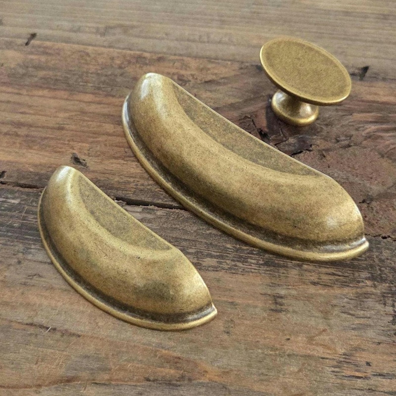 Transitional Pulls Brass - Etsy