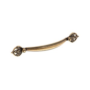Victorian Antique Brass Drawer Pull: Baroque Dresser Handle, Italian ...