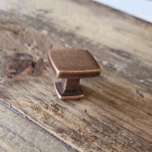 Antique Copper Cabinet Pulls: Rustic Kitchen Hardware, Made in Italy - Etsy
