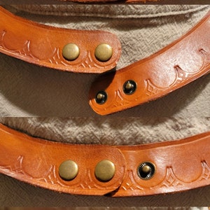 Leather Neck Torc, Torque. Choker, Neckband, Necklet. Handmade, Full ...