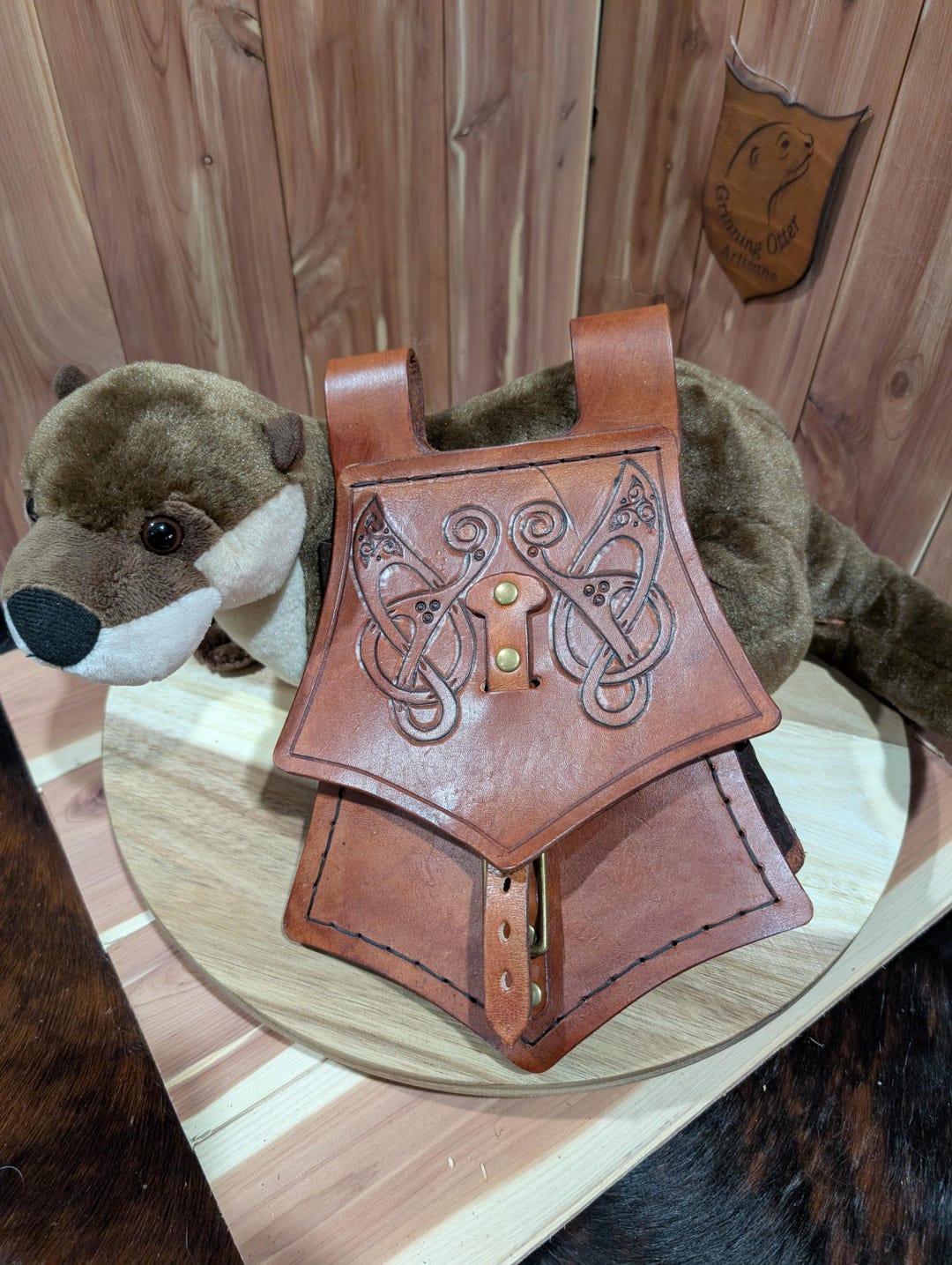 Handmade Belt Bag / Pouch. LARP, Costume, Renaissance. Full Grain ...