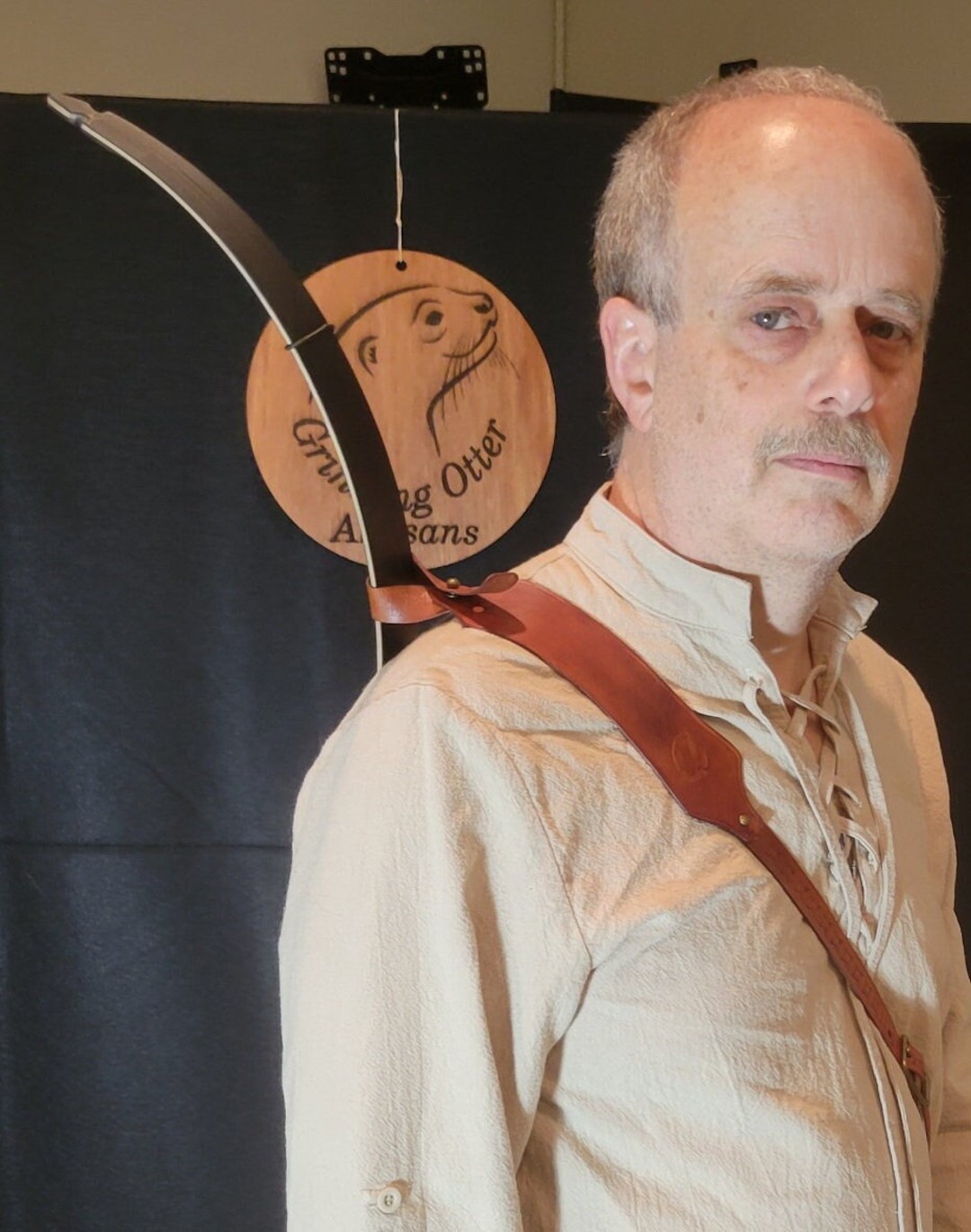 Bow Sling. Recurve or Longbow Carrier. Handmade. Full Grain Leather ...