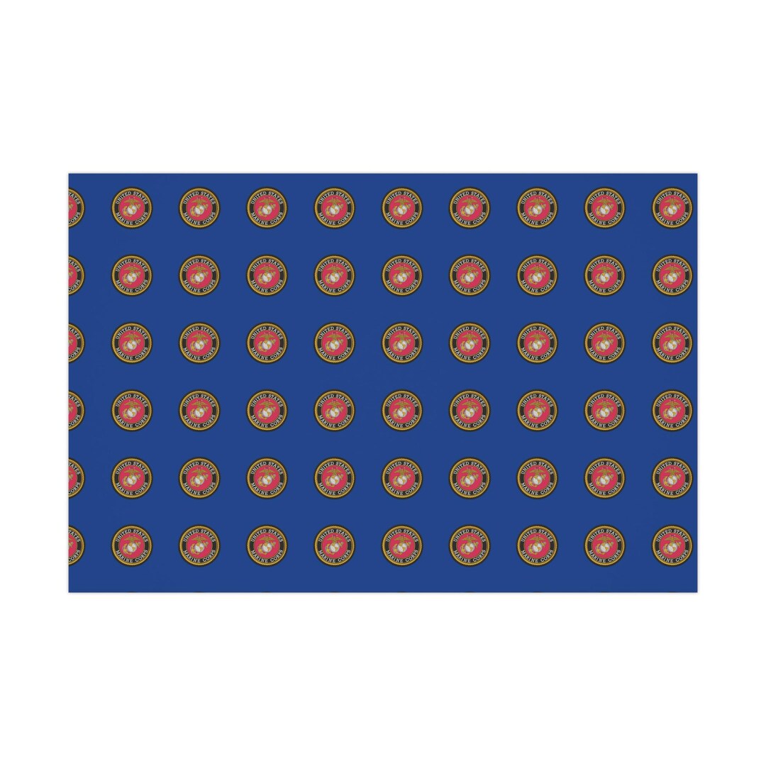 Wrapping Paper, Marine Corps Pride Design, Military Gift Wrap ...