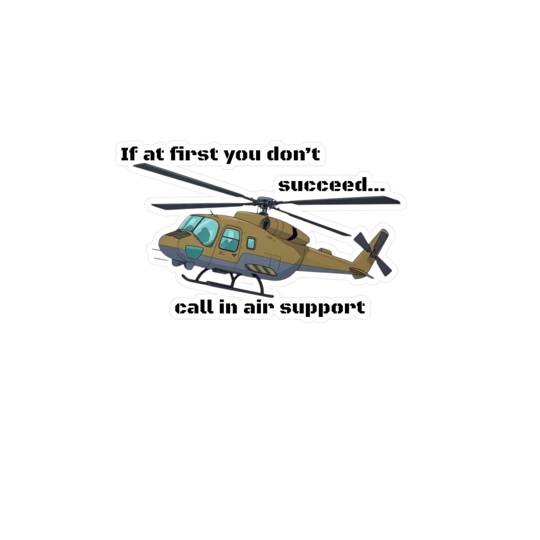 Funny Military Joke Sticker Decal, Army Humor Laptop Decal, Military ...